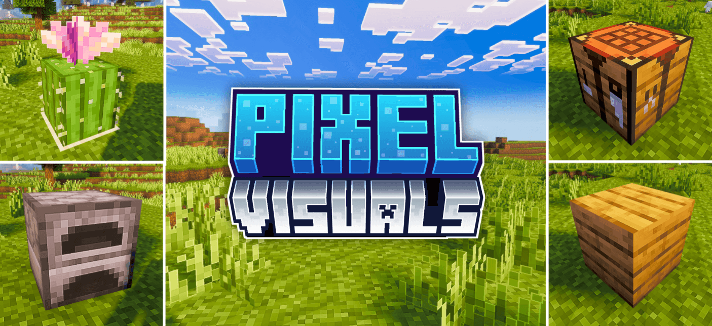 Pixel Edge Visuals - Minecraft Bedrock Texture Packs - CurseForge