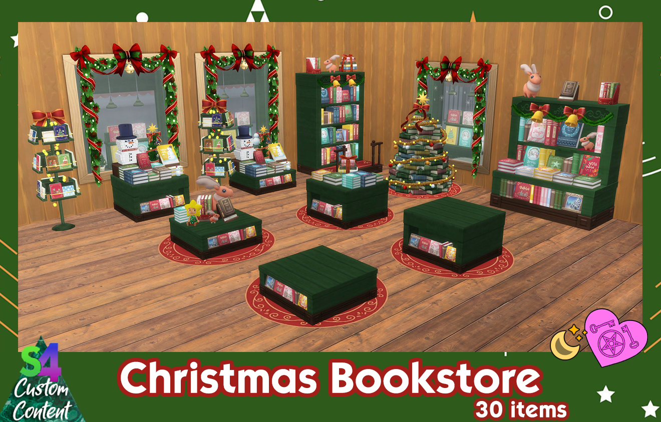 Christmas Bookstore - Gallery - The Sims 4 Build / Buy - CurseForge