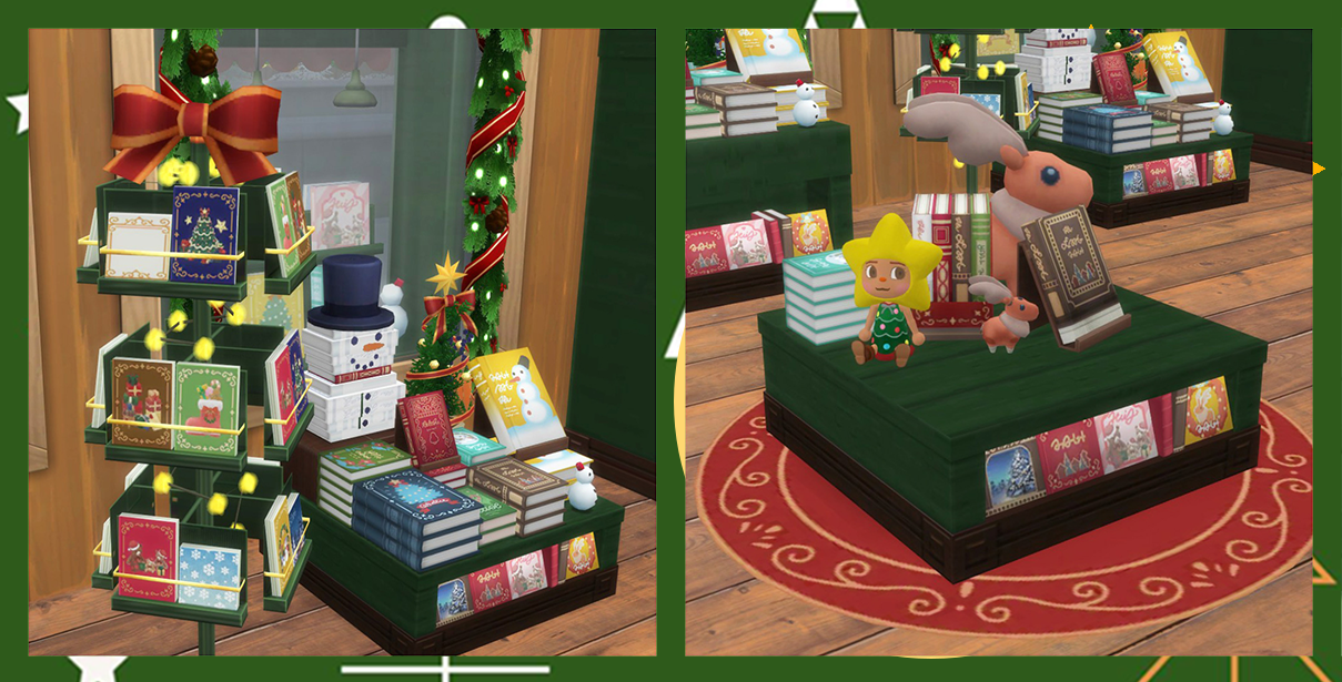 Christmas Bookstore - Gallery - The Sims 4 Build / Buy - CurseForge