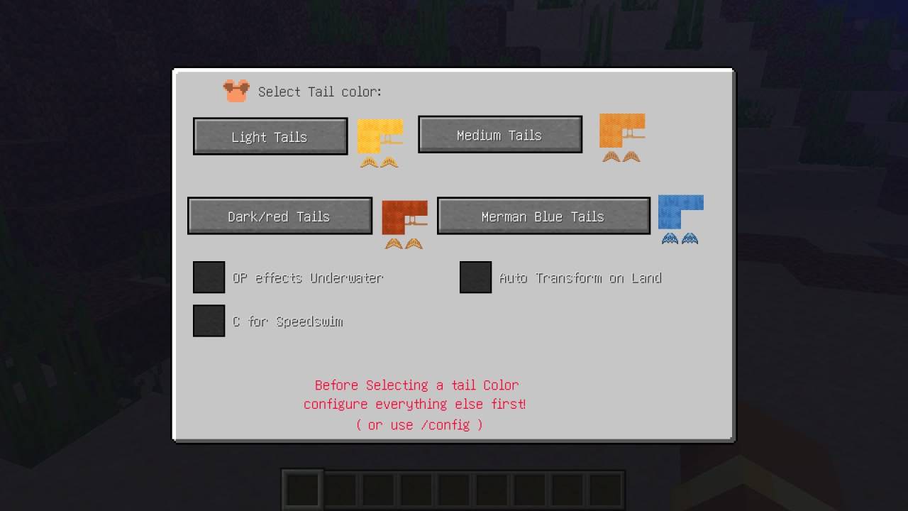 Simple Mermaid Tails - Minecraft Mods - CurseForge