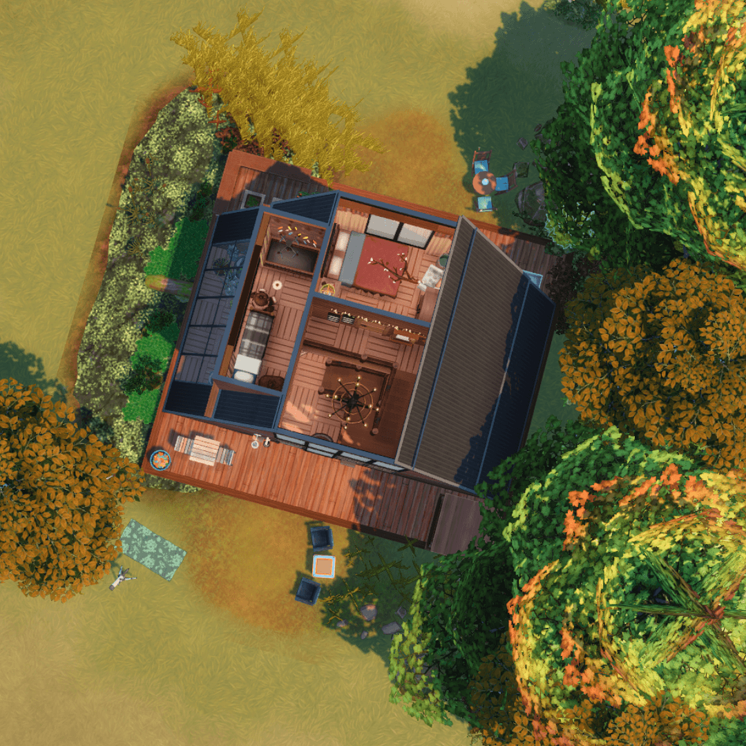 a-frame house | brindleton bay - The Sims 4 Rooms / Lots - CurseForge