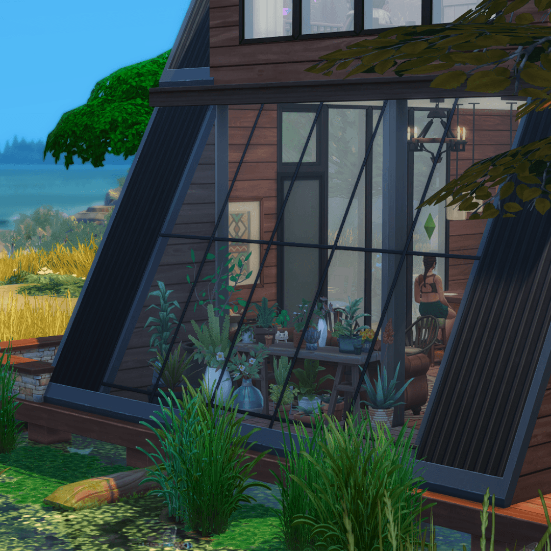 a-frame house | brindleton bay - Gallery - The Sims 4 Rooms / Lots ...