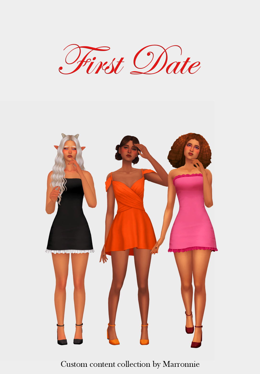 Rosalie Dress - Gallery - The Sims 4 Create a Sim - CurseForge