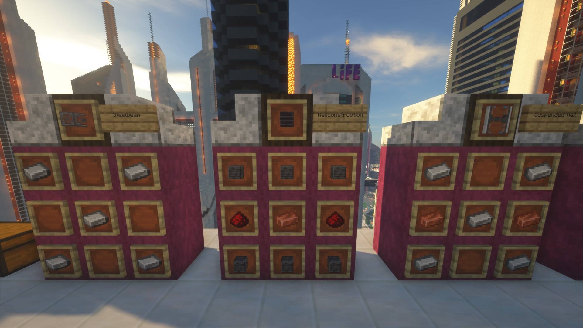 Suspended Railways/Monorail - Gallery - Minecraft Mods - CurseForge