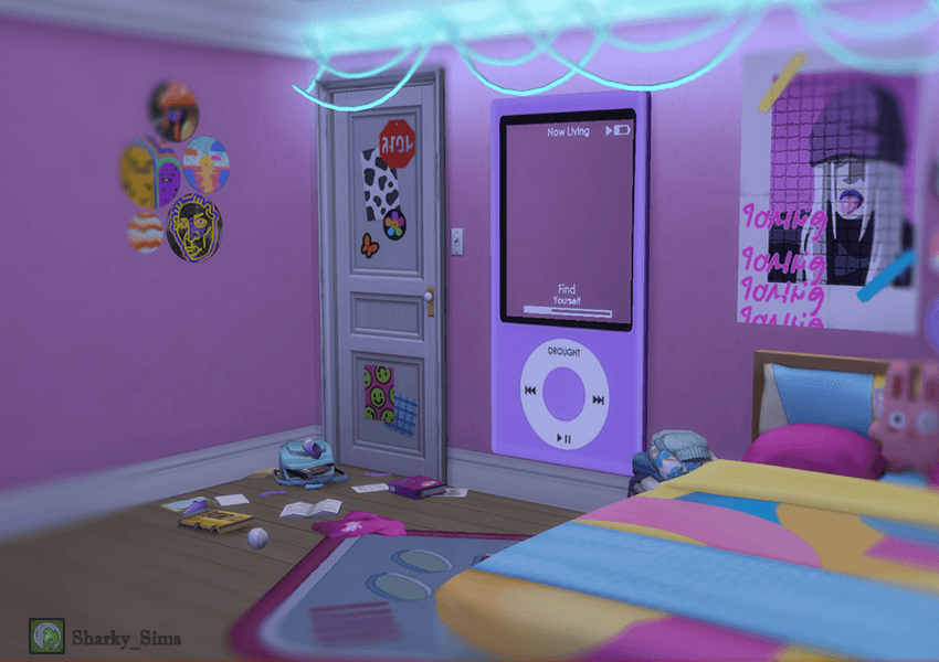 GAMER GIRL ROOM - IPod Mirror - The Sims 4 Build / Buy - CurseForge