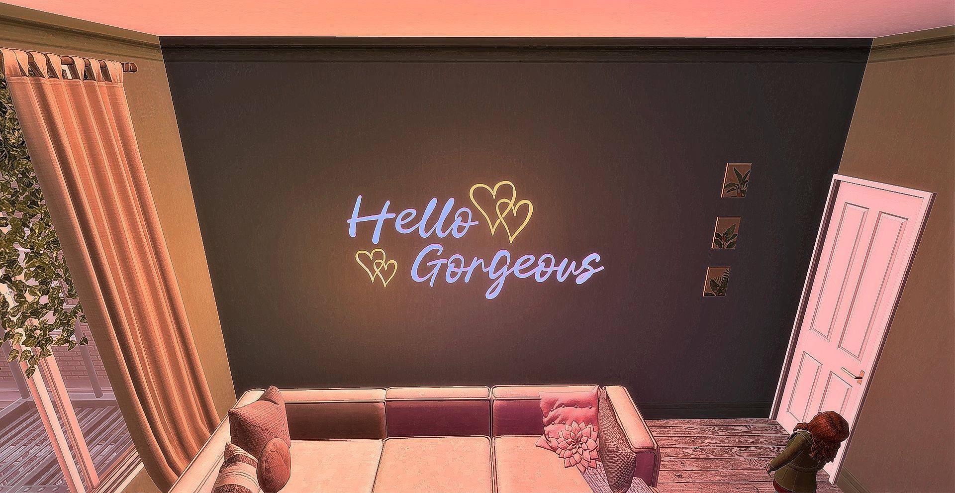 Hello Gorgeous - Neon Wall Light - The Sims 4 Build / Buy - CurseForge