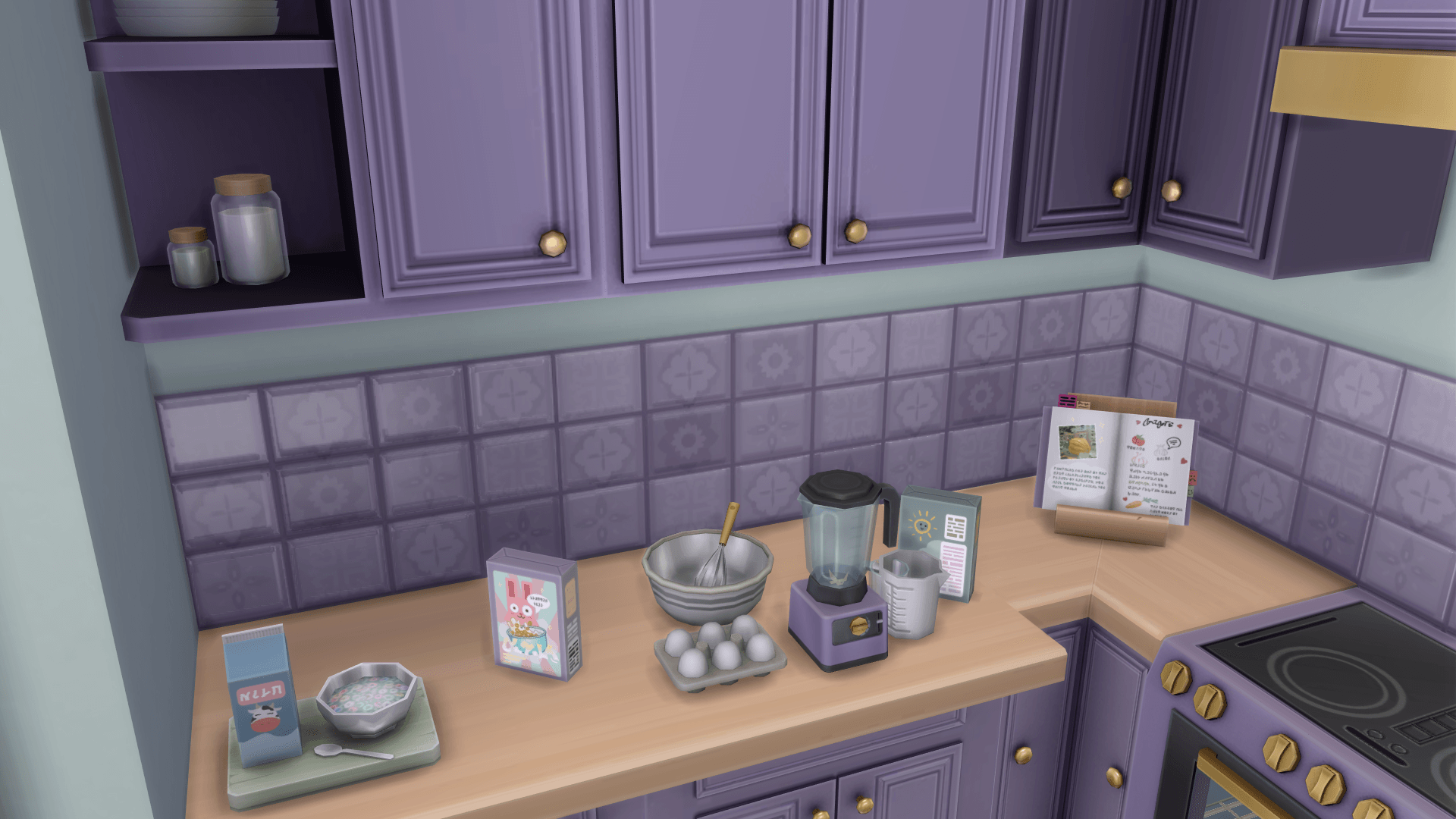Daily Delights CC Kit (Maxis Match Kitchen Set) - The Sims 4 Build ...