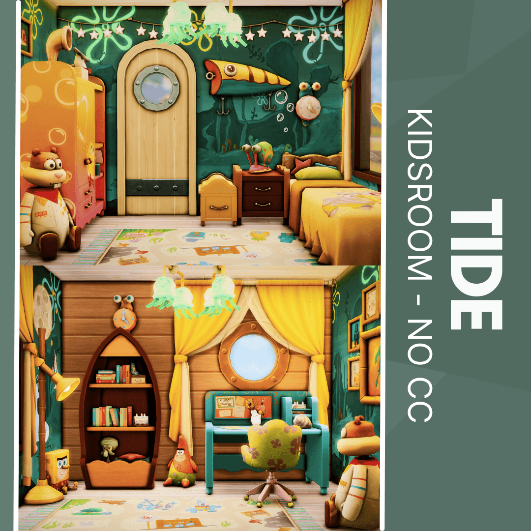 Tide Kidsroom - No CC - The Sims 4 Rooms / Lots - CurseForge