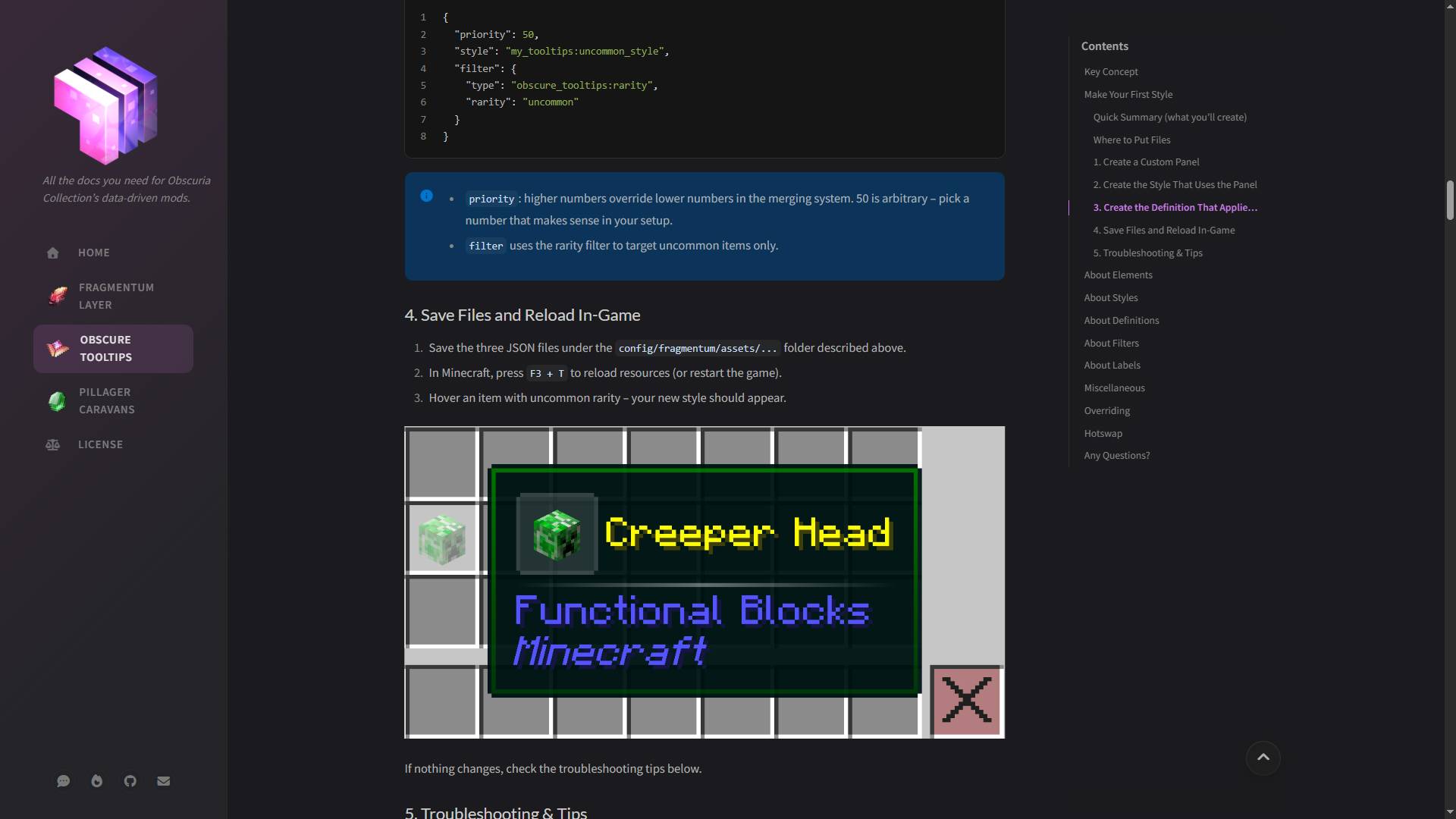 Obscure Tooltips - Minecraft Mods - CurseForge