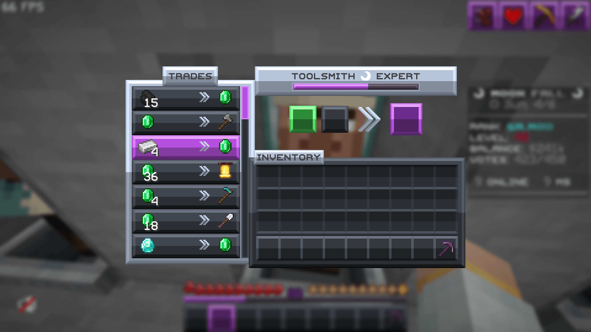 Moon Fall SMP GUI - Minecraft Resource Packs - CurseForge
