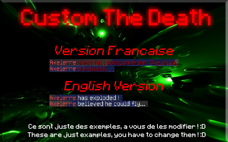 Images - Custom The Death - Bukkit Plugins - Projects - Bukkit