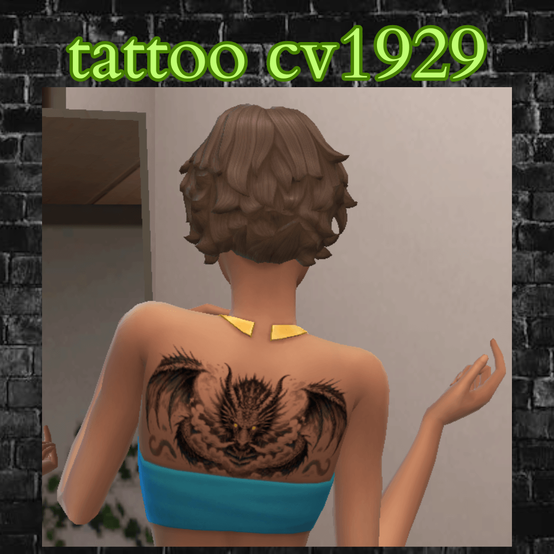 tattoo cv1929 - The Sims 4 Create a Sim - CurseForge