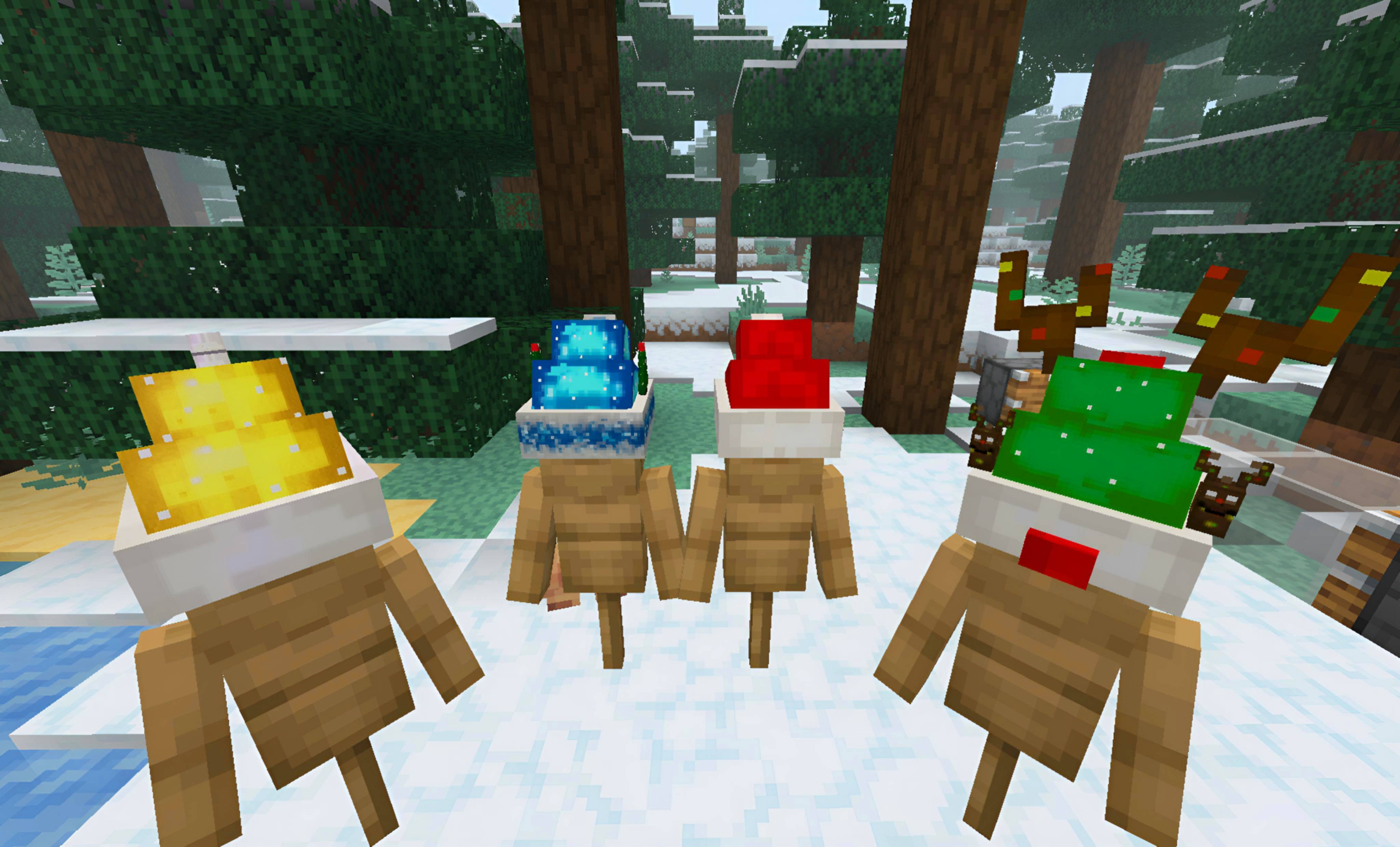Christmas Hats - Bedrock Resources Pack - Minecraft Bedrock Texture ...