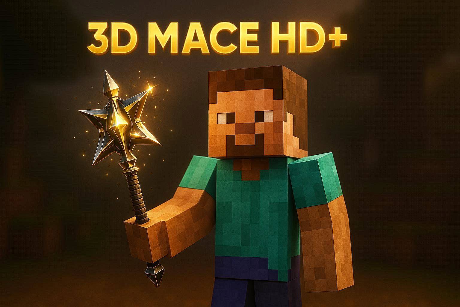 3D Mace HD+ - Minecraft Bedrock Texture Packs - CurseForge