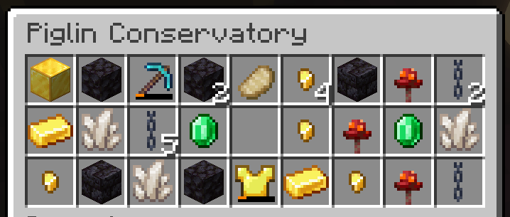 Piglin Conservatory Structures - Gallery - Minecraft Mods - CurseForge