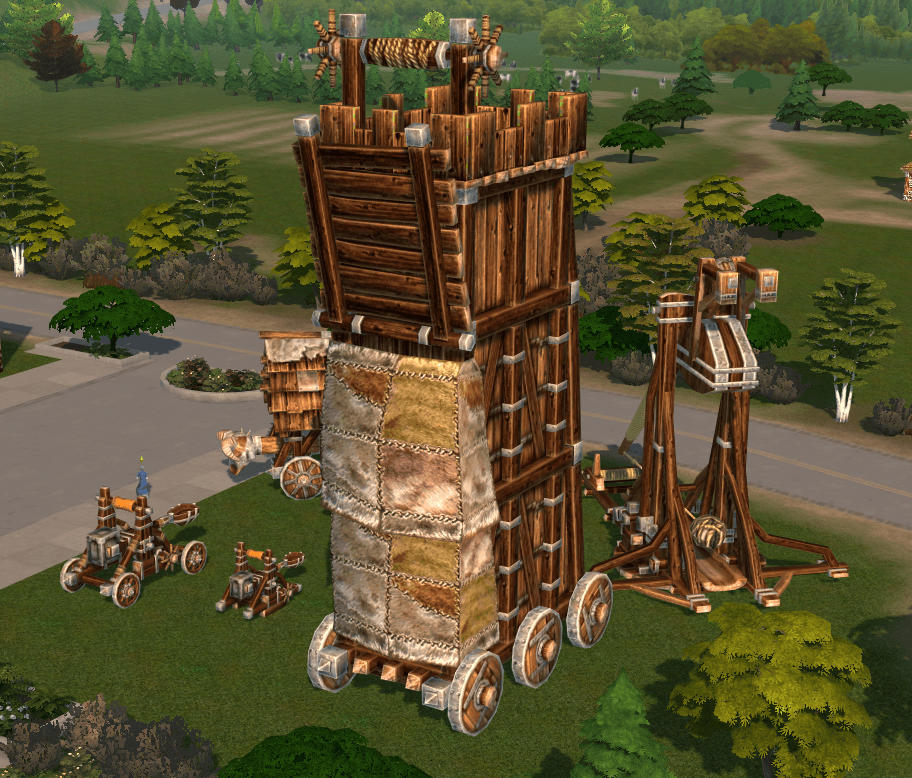 Settlers Siege Engine Machines - Deco Objects - Gallery - The Sims 4 ...