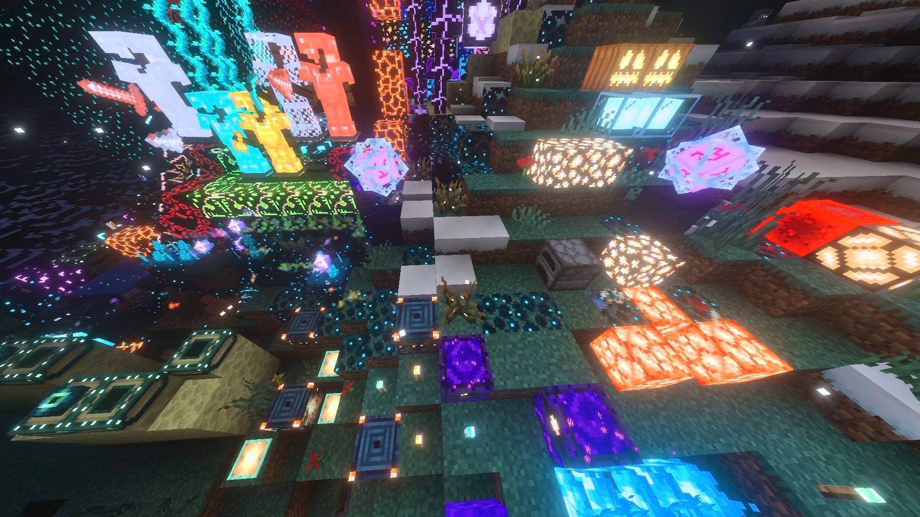 GlowCraft Shader 2.0 (Vibrant Visuals PBR) - Minecraft Bedrock Texture Packs - CurseForge