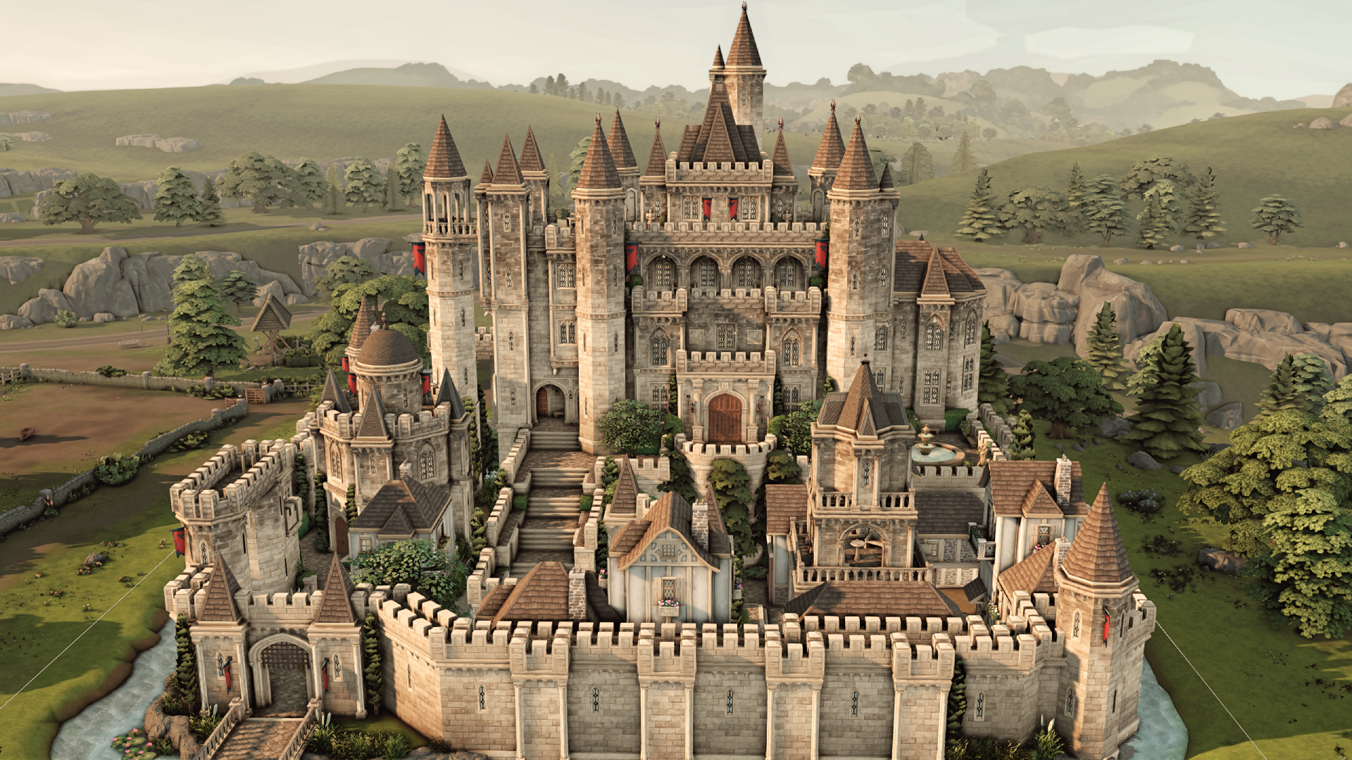 Medieval Castle No CC - Gallery - The Sims 4 Rooms / Lots - CurseForge
