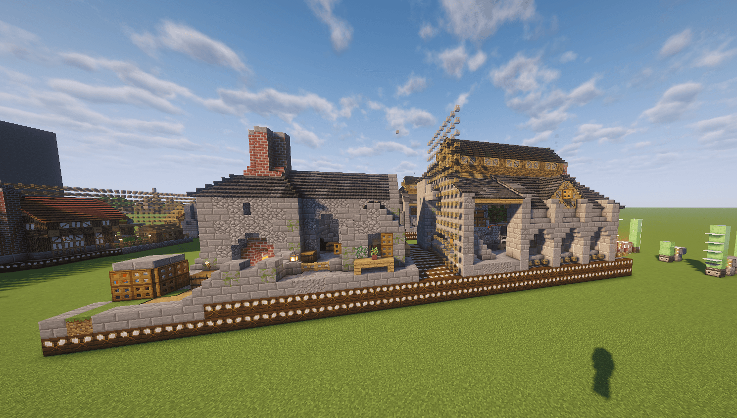 Medieval Oak Extension and Optimization Style Pack for MineColonies ...