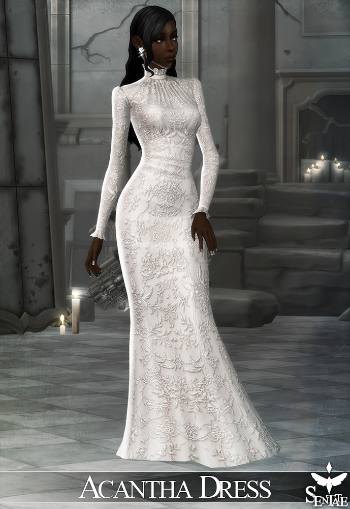 Acantha Dress - The Sims 4 Create a Sim - CurseForge