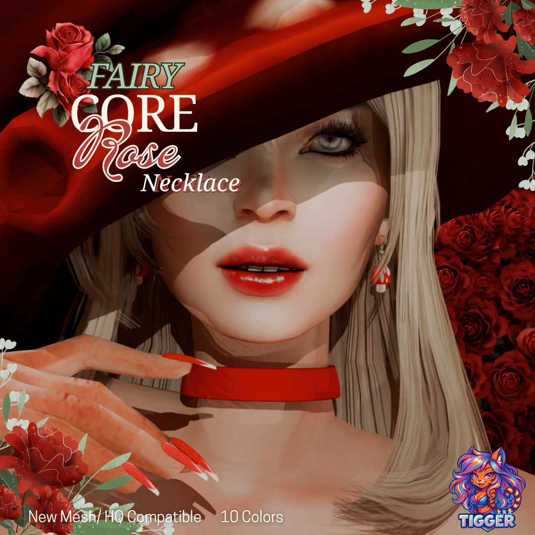 Fairy Core_Rose Chocker - The Sims 4 Create a Sim - CurseForge