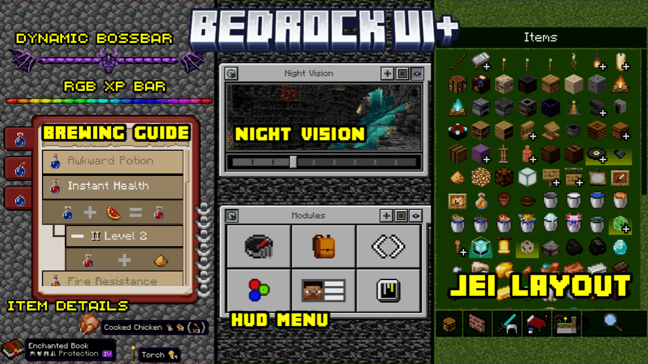 Search Results for transparent inventory texture pack | MCPEDL