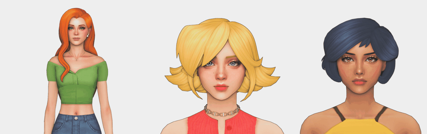 Totally Girls Reboot Edition Hair Collection - The Sims 4 Create a Sim ...