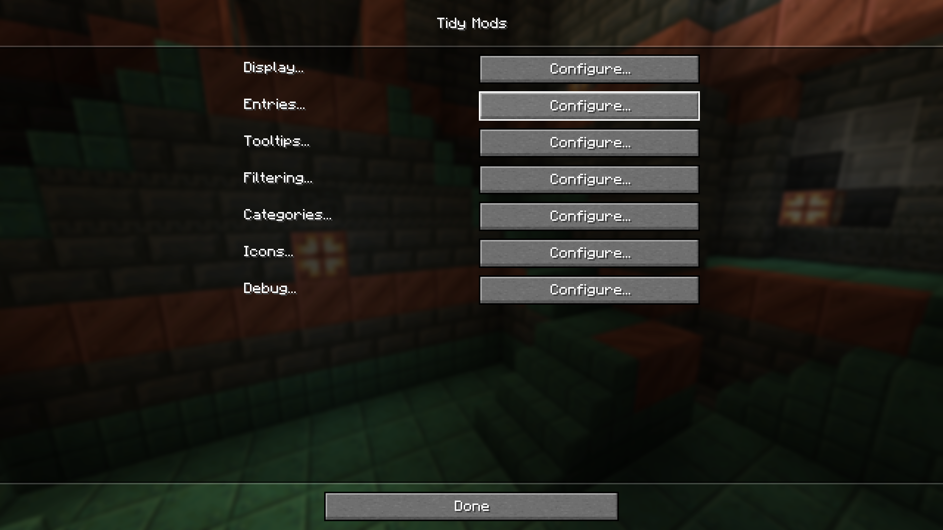 Tidy Mods - Gallery - Minecraft Mods - CurseForge