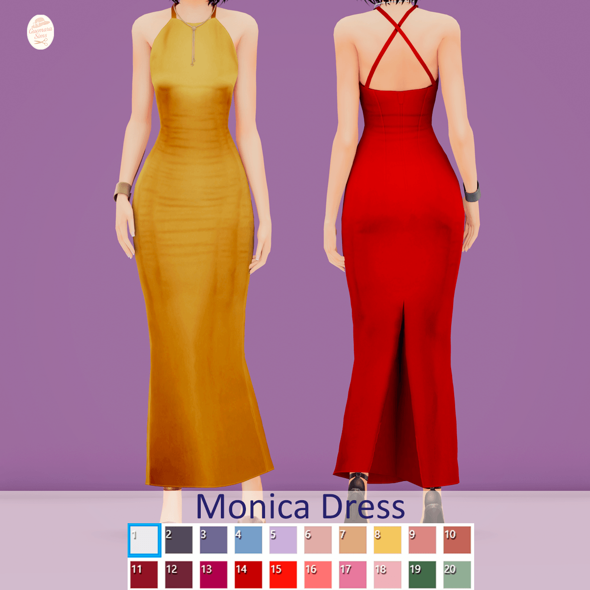 Monica Dress Sitcom Set - The Sims 4 Create a Sim - CurseForge