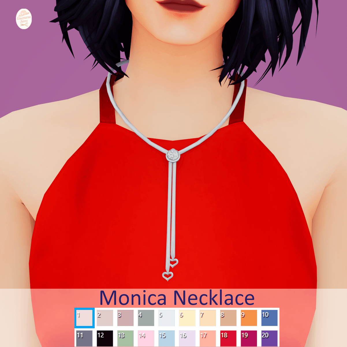 Monica Necklace Sitcom Set - The Sims 4 Create a Sim - CurseForge