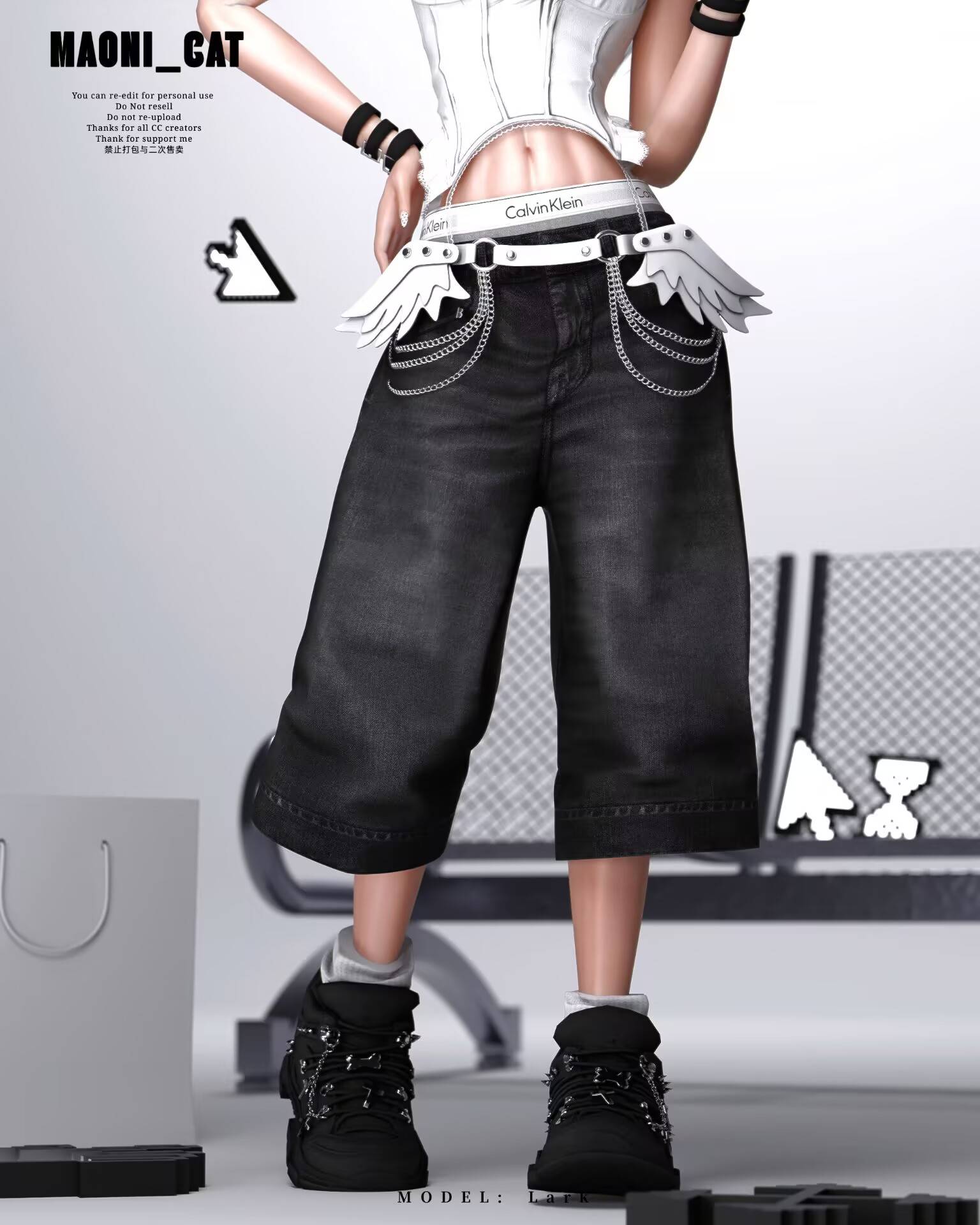 [Maoni_cat]Angel Wing Belt - The Sims 4 Create a Sim - CurseForge