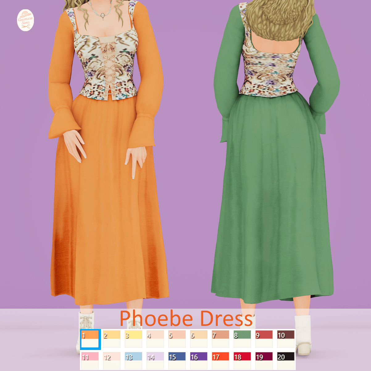 Phoebe Dress Sitcom Set - The Sims 4 Create a Sim - CurseForge
