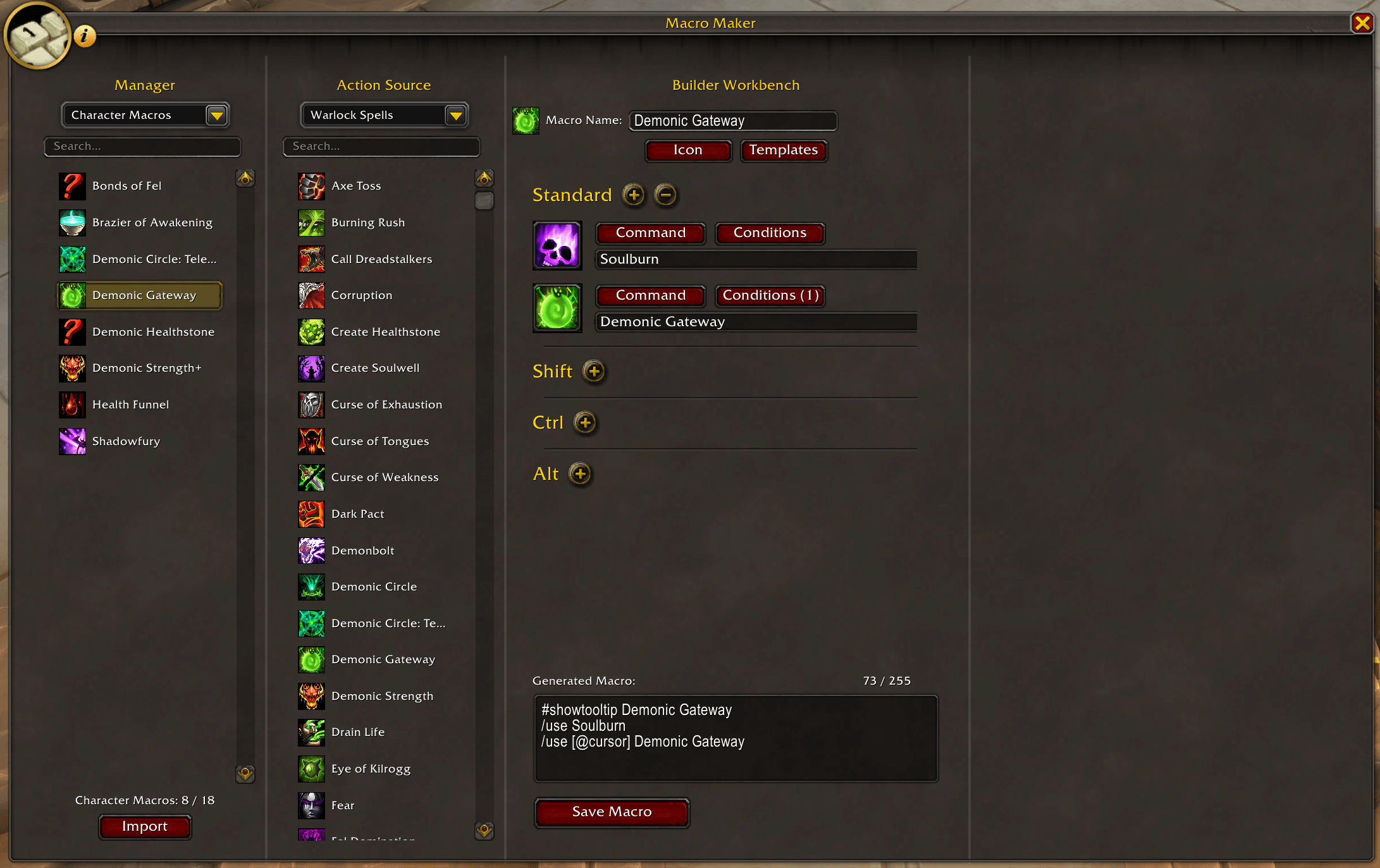 Macro Maker - World of Warcraft Addons - CurseForge