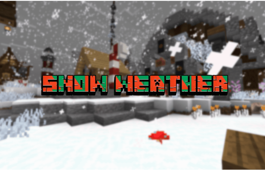 Snow Weather - Minecraft Bedrock Addons - CurseForge