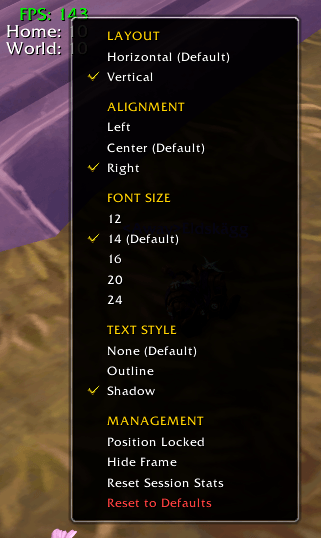 Hedge FPS Counter - World of Warcraft Addons - CurseForge