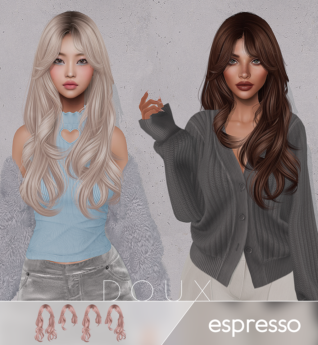 DOUX - Espresso Hairstyle - (Full) - The Sims 4 Create a Sim - CurseForge