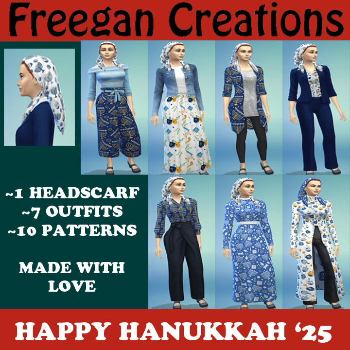FC-Happy Hanukkah '25 - Gallery - The Sims 4 Create a Sim - CurseForge