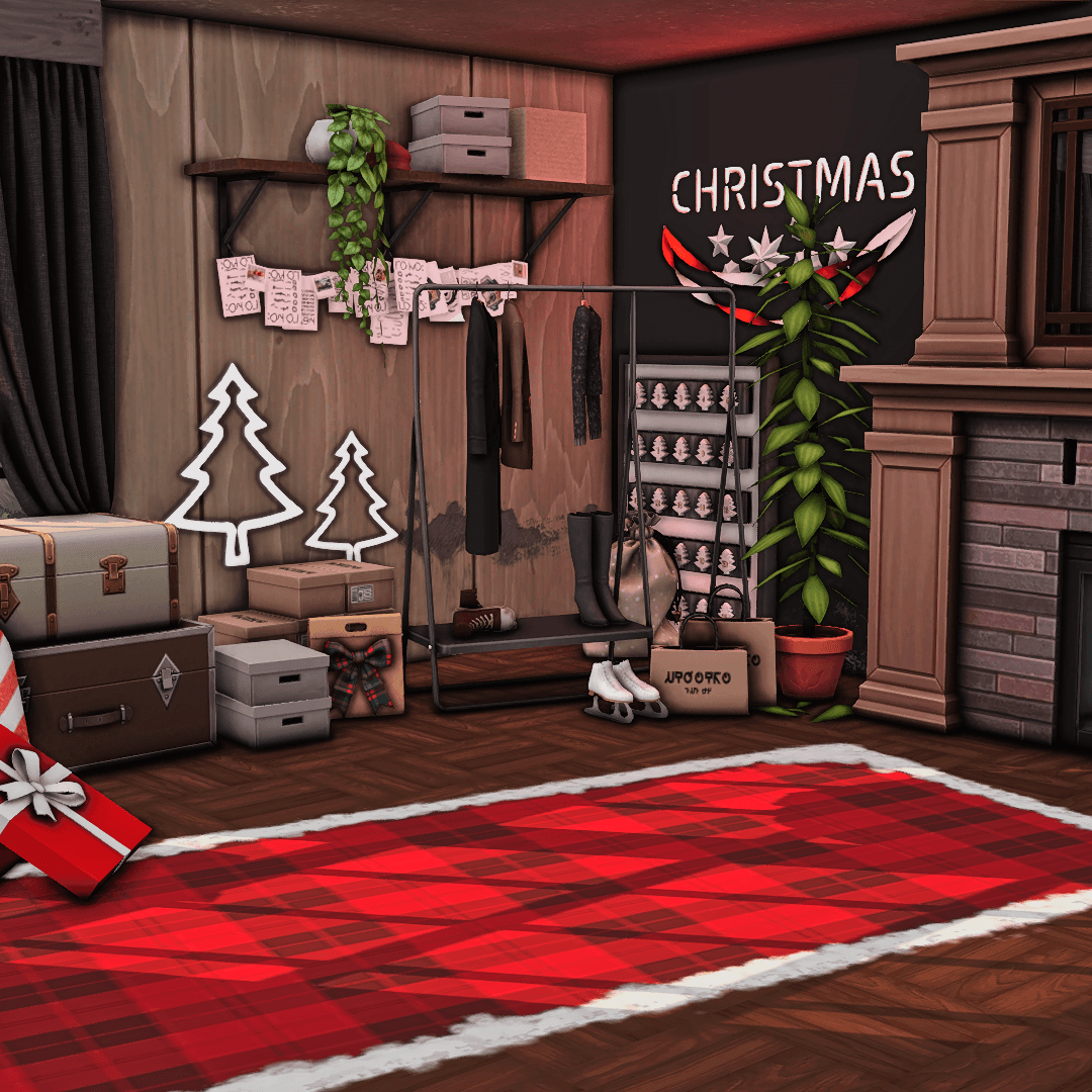 Christmas Cabin ️CAS Background - Gallery - The Sims 4 Mods - CurseForge
