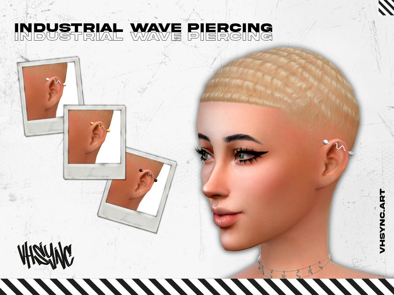 [VHSync] industrial wave piercing - The Sims 4 Create a Sim - CurseForge