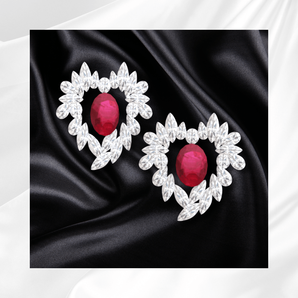Ruby Bloom Heart Studs - The Sims 4 Create a Sim - CurseForge