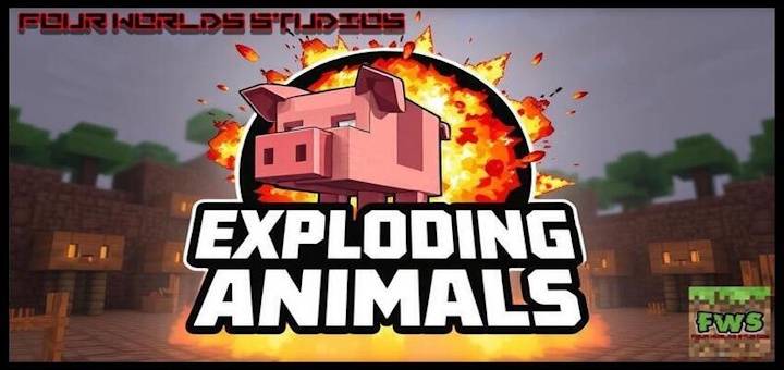 Exploding Animals by Four - Minecraft Bedrock Addons - CurseForge
