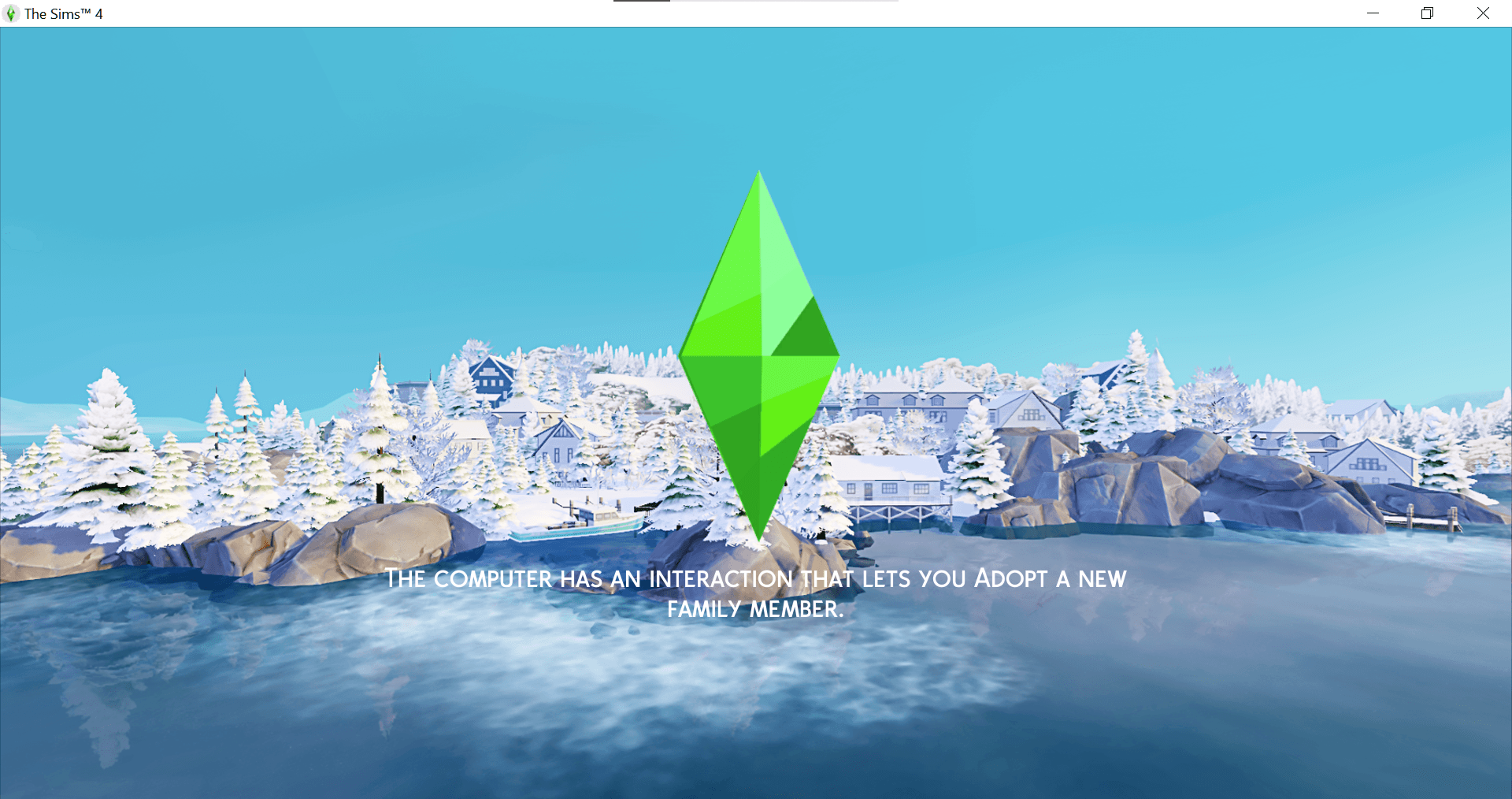Blue Brindleton Winter - Loading Screen - The Sims 4 Mods - CurseForge