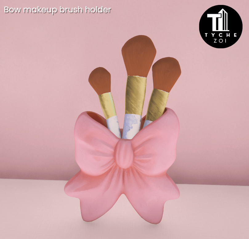 Bow Makeup brush holder - inZOI Build Mode - CurseForge