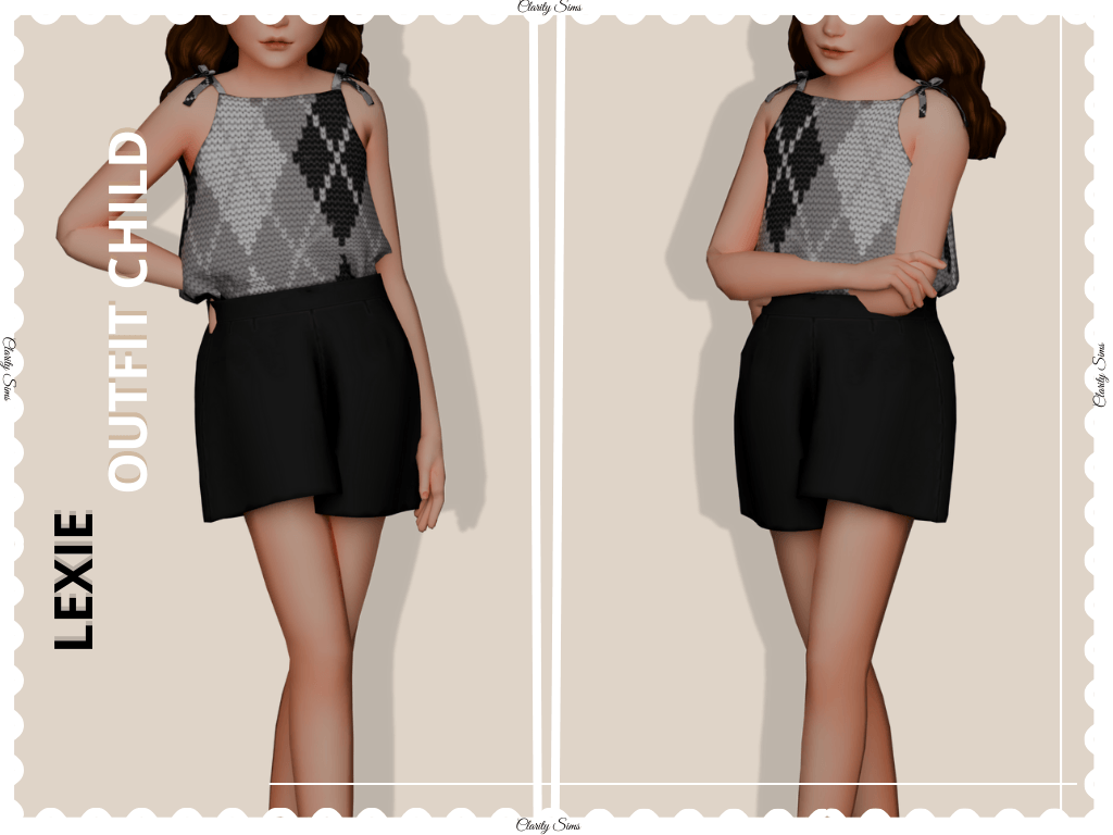 Lexie - Outfit Child - The Sims 4 Create a Sim - CurseForge