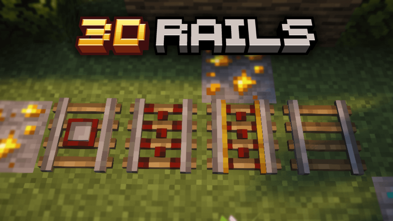 Rails 3D - Heycronus - Minecraft Resource Packs - CurseForge