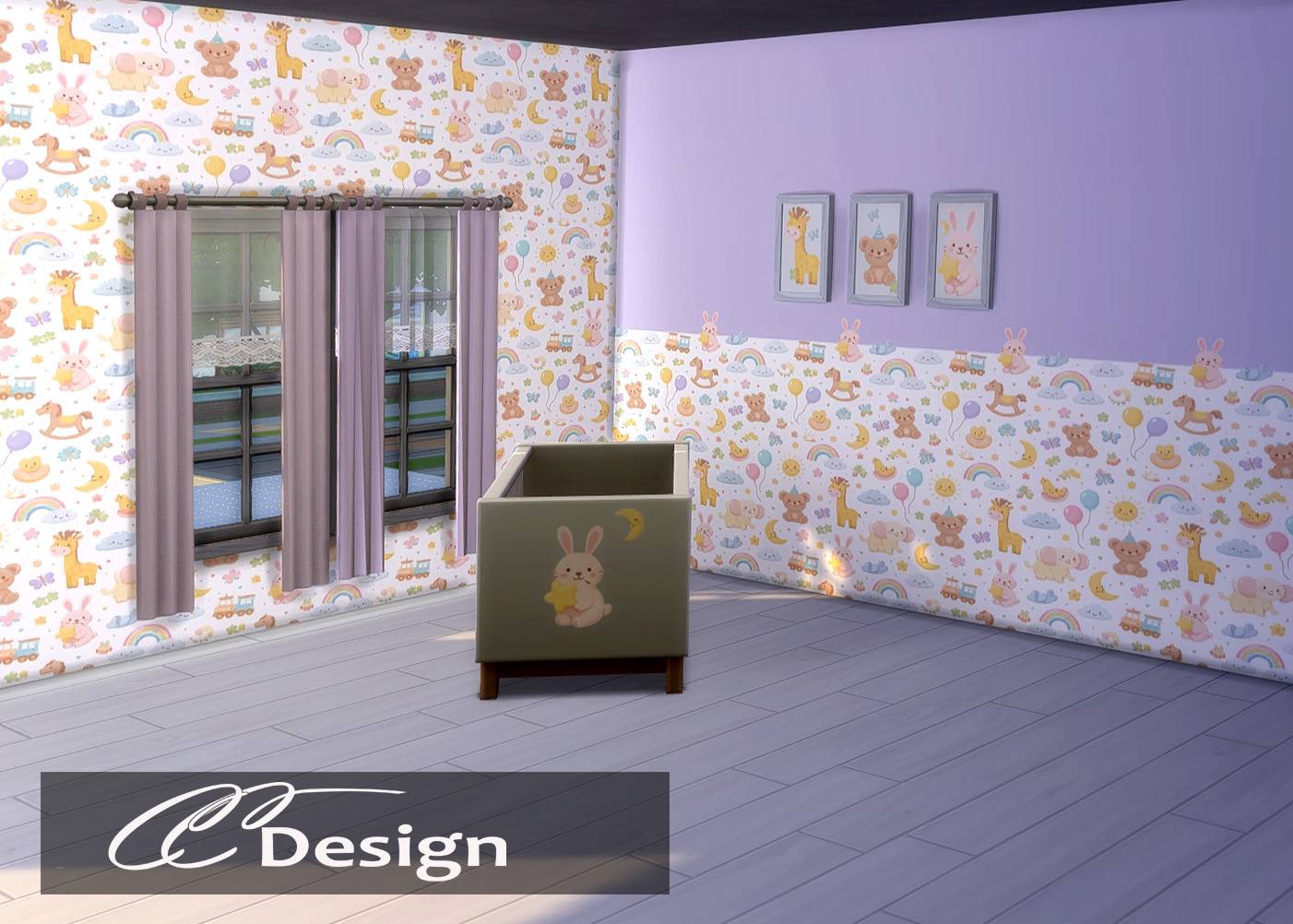 Cute children's room wallpaper - The Sims 4 Build / Buy - CurseForge