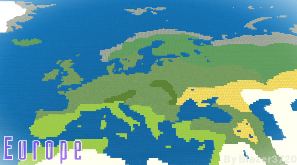 EarthScape: Map of the World - Gallery - Minecraft Bedrock Maps ...