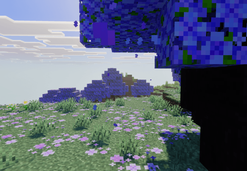Jacaranda Trees (Purple Cherry Blossoms Retexture) - Minecraft Bedrock ...