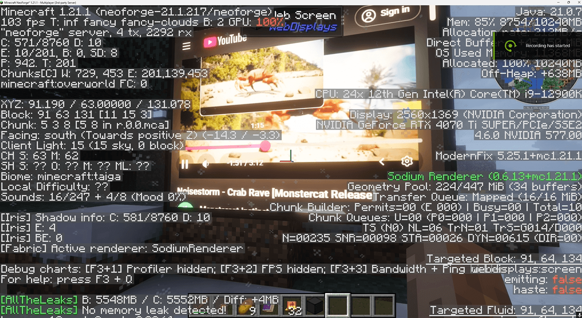 WebDisplays Fork - Minecraft Mods - CurseForge
