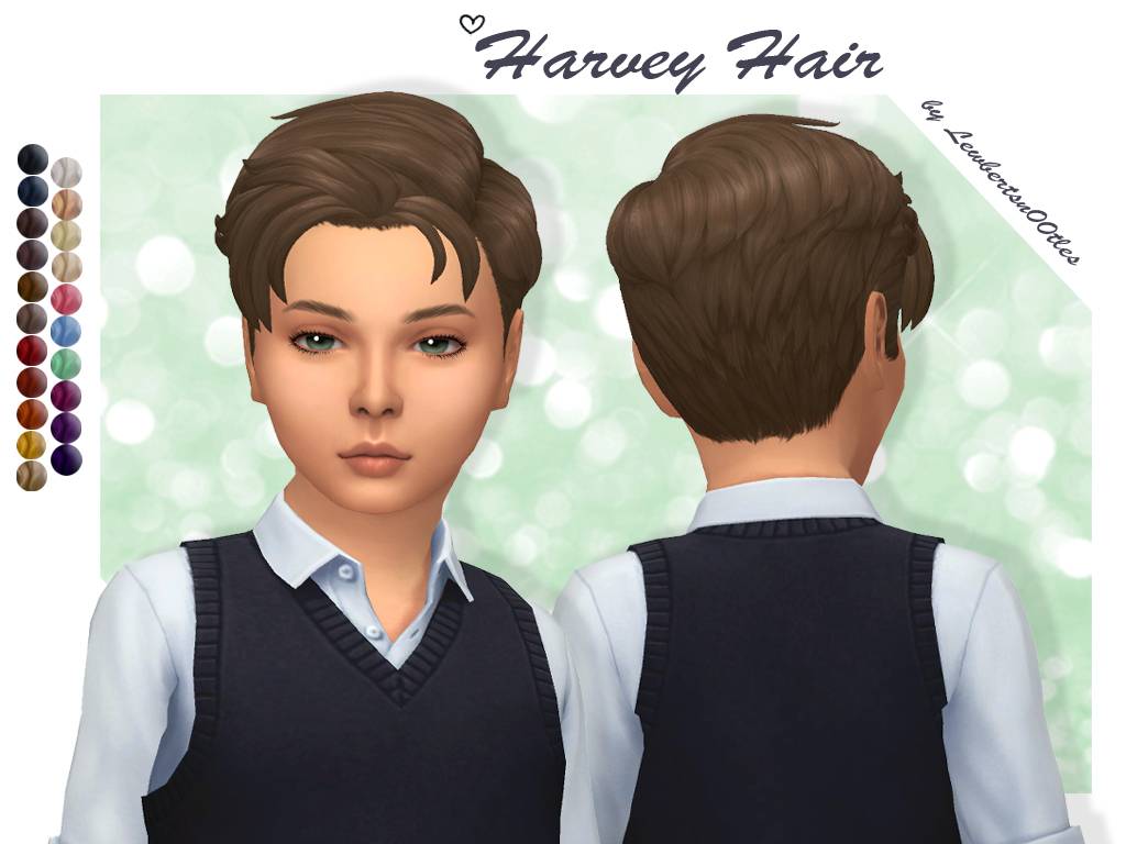 Harvey Hair [Child] - The Sims 4 Create a Sim - CurseForge